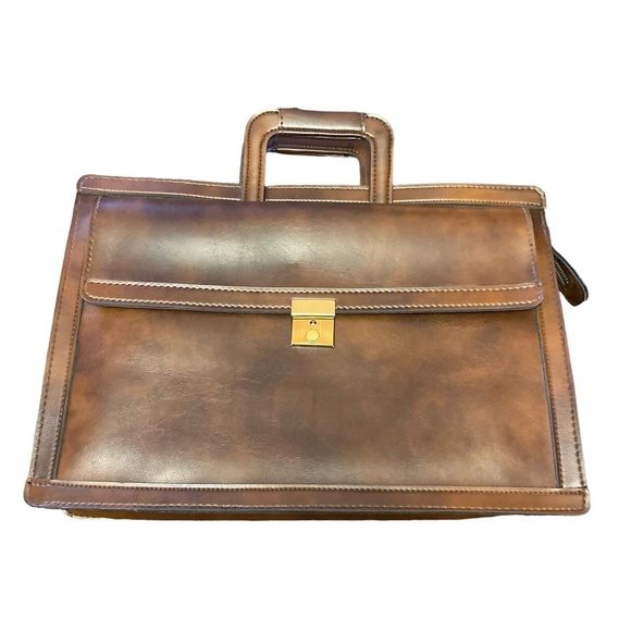 Amiet | Bags | Vintage Amiet Talon Zipper Briefcase Laptop Holder ...